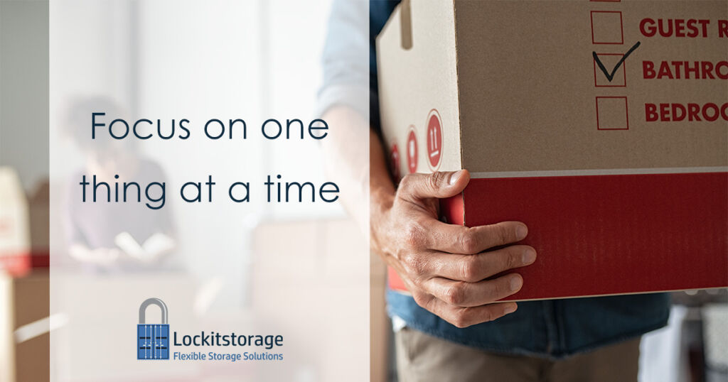 Focus on one thing at a time - Exmouth Storage - Lockitstorage
